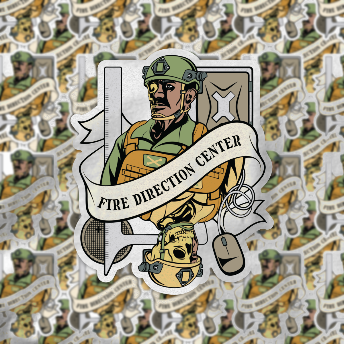 FDC Death Card Sticker – Heavily Suppressed